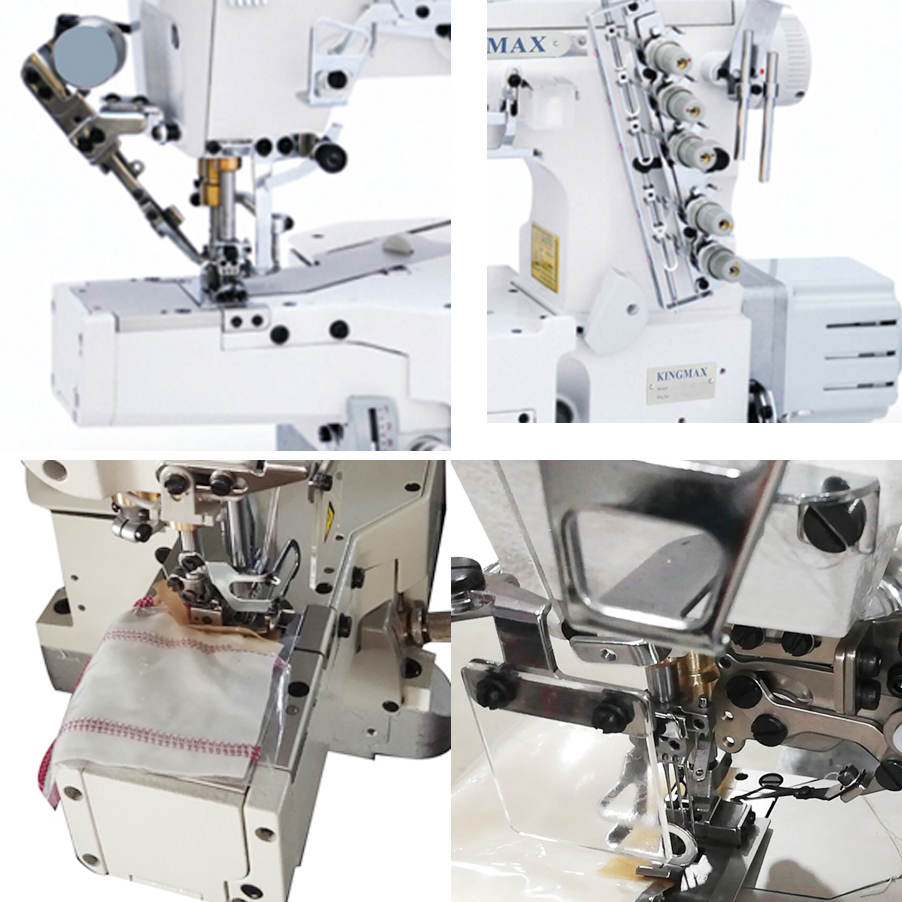 آلة الخياطة المتشابكة ذات الأسطوانة العالية السرعة سلسلة W600 - KINGMAX